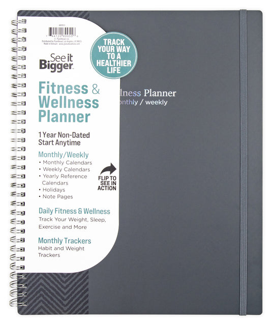 Large Fitness & Wellness Planner – See it Bigger