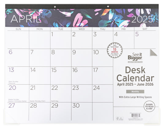 Desk Pad Calendars & Wall Calendars – See it Bigger