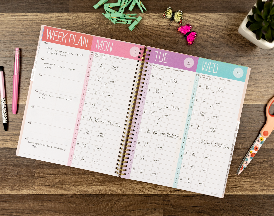 Parent Planner (Baby Journal) - Document Newborn Activity – See it Bigger