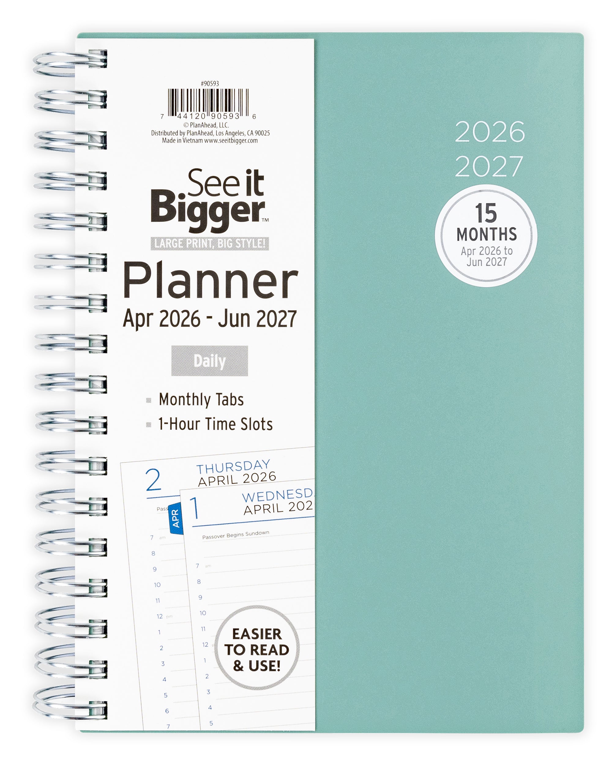 Medium Daily Planner – See it Bigger